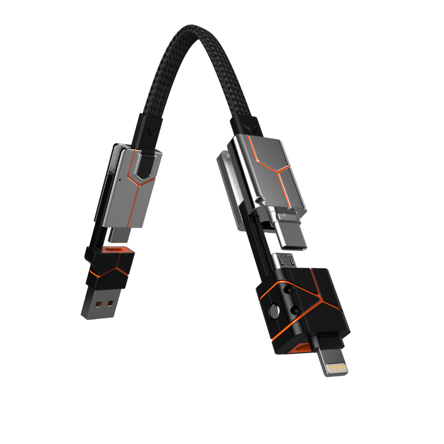 Zeus X Go - 6-in-1 Universal Travel Fast Charging Cable (240W) – Futurizta Tech Malaysia Sdn. Bhd.
