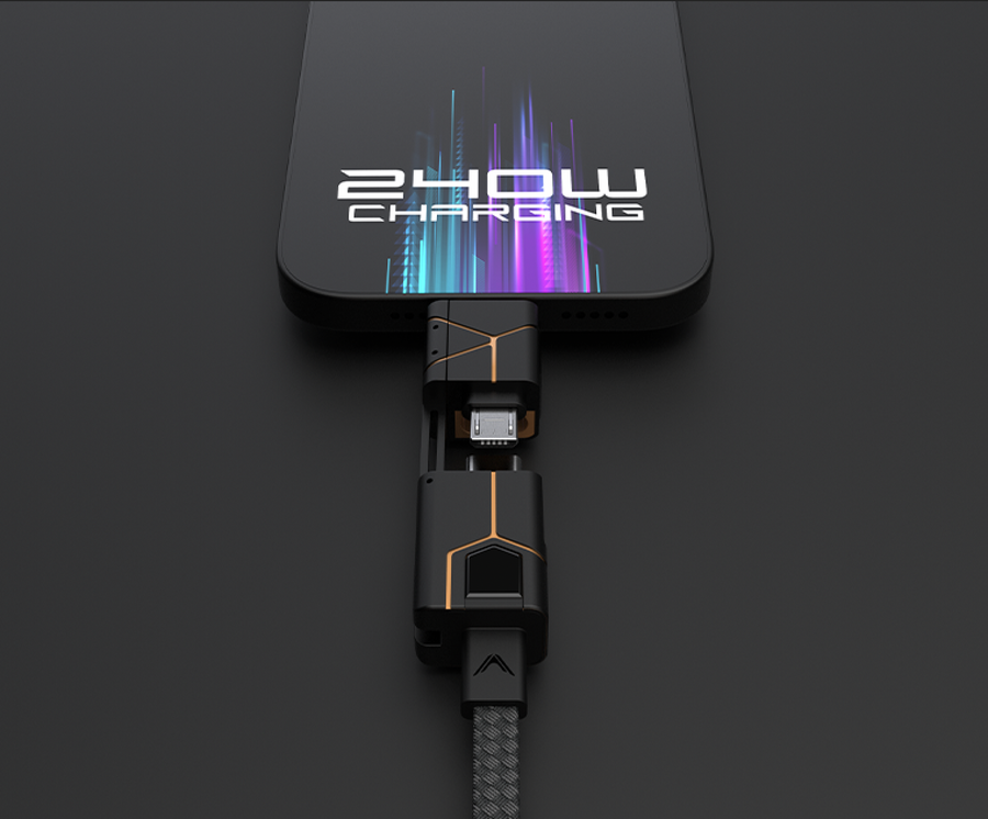 Zeus X Go - 6-in-1 Universal Travel Fast Charging Cable (240W ...