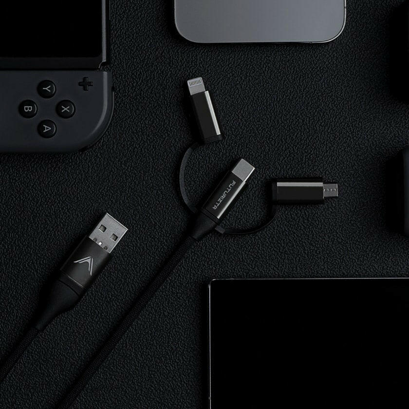 Futurizta Tech - Zeus-X 6 in 1 27W TRAVEL Universal Charging Cable ...